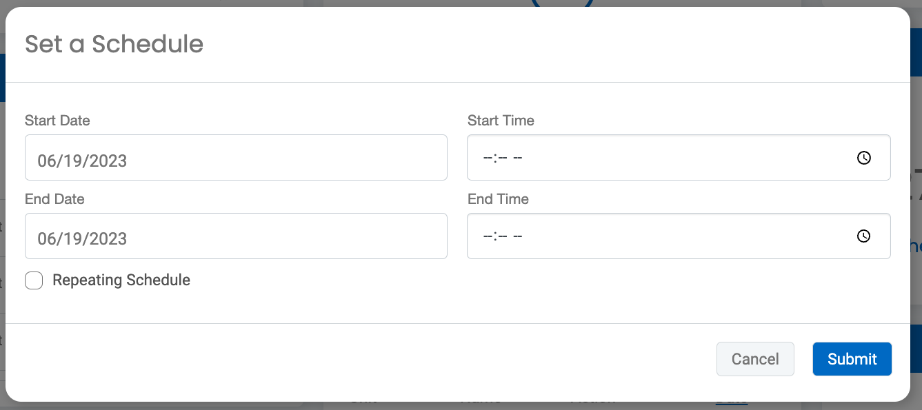 Using the Remote Open Widget